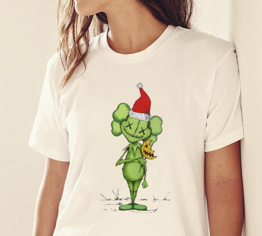 Nice Santa Grinch Kaws Christmas shirt, hoodie, sweater, longsleeve t-shirt