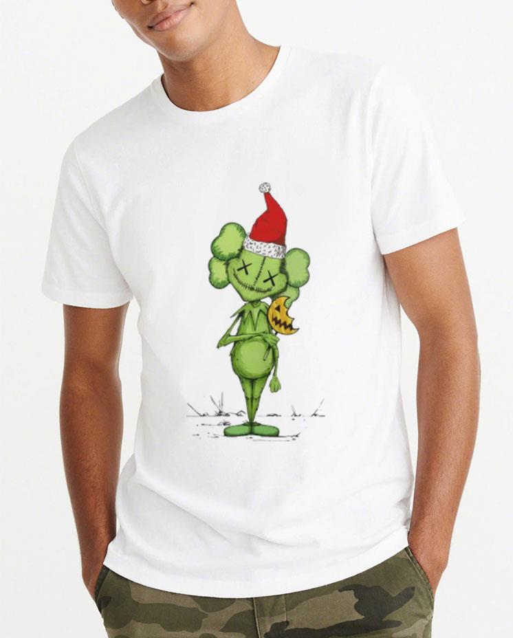 Nice Santa Grinch Kaws Christmas shirt, hoodie, sweater, longsleeve t-shirt