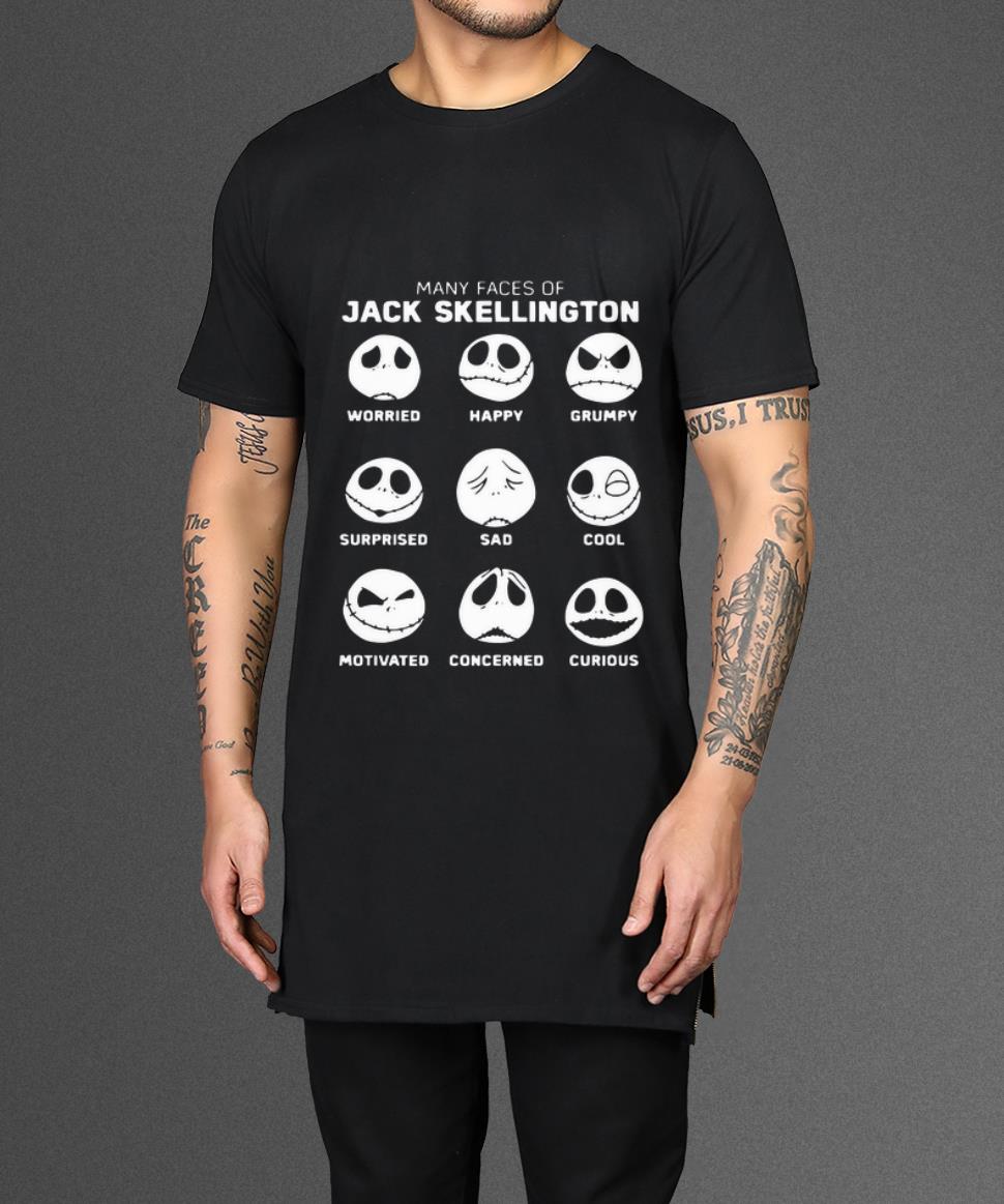 Original Faces Emotion Many Faces Of Jack Skellington shirt, hoodie ...