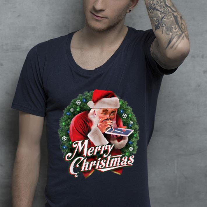Nice St. Nick Santa Snorting Crack Cocaine On Christmas shirt, hoodie ...