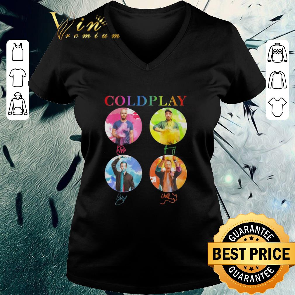 Original Coldplay team music signatures shirt, hoodie, sweater ...