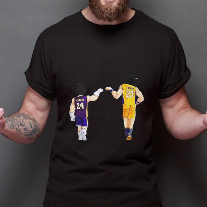 Great Vegeta Kobe Bryant and Goku Lebron James shirt, hoodie, sweater ...