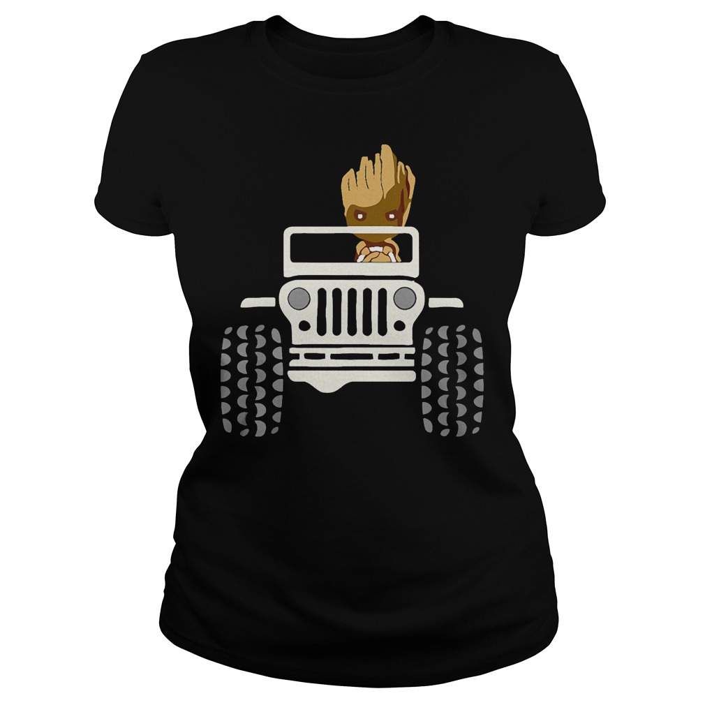 Baby Groot Drive A Jeep Car T-Shirt, hoodie, sweater, longsleeve t-shirt