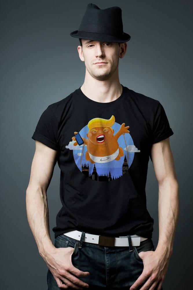 Trump Big Graphic Inflatable T-Shirt, hoodie, sweater, longsleeve t-shirt