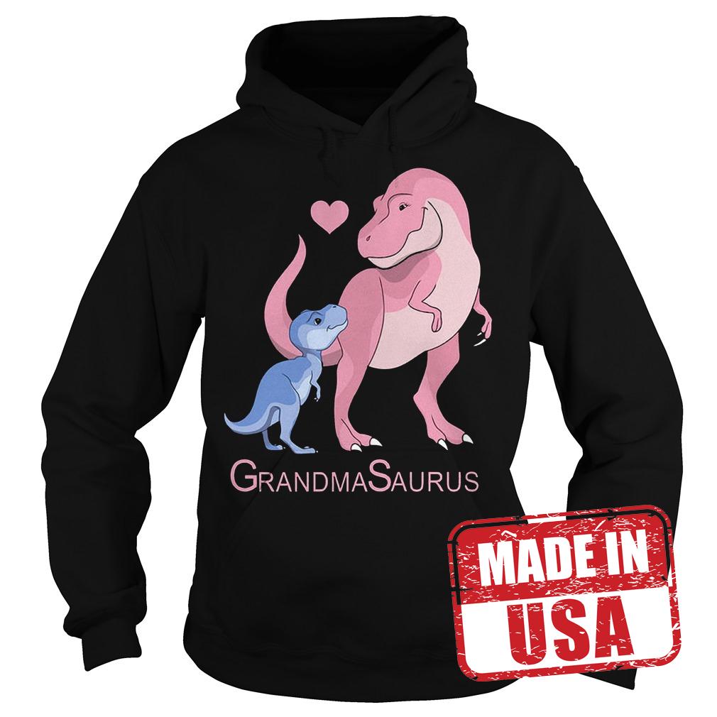 Original Blue and pink Dinosaurus Grandma Saurus Shirt, hoodie, sweater ...