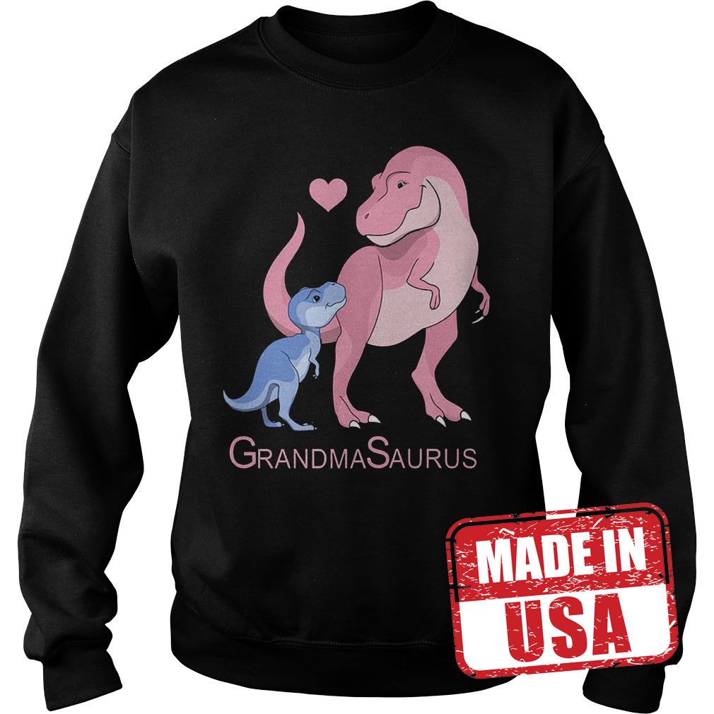 Original Blue and pink Dinosaurus Grandma Saurus Shirt, hoodie, sweater ...