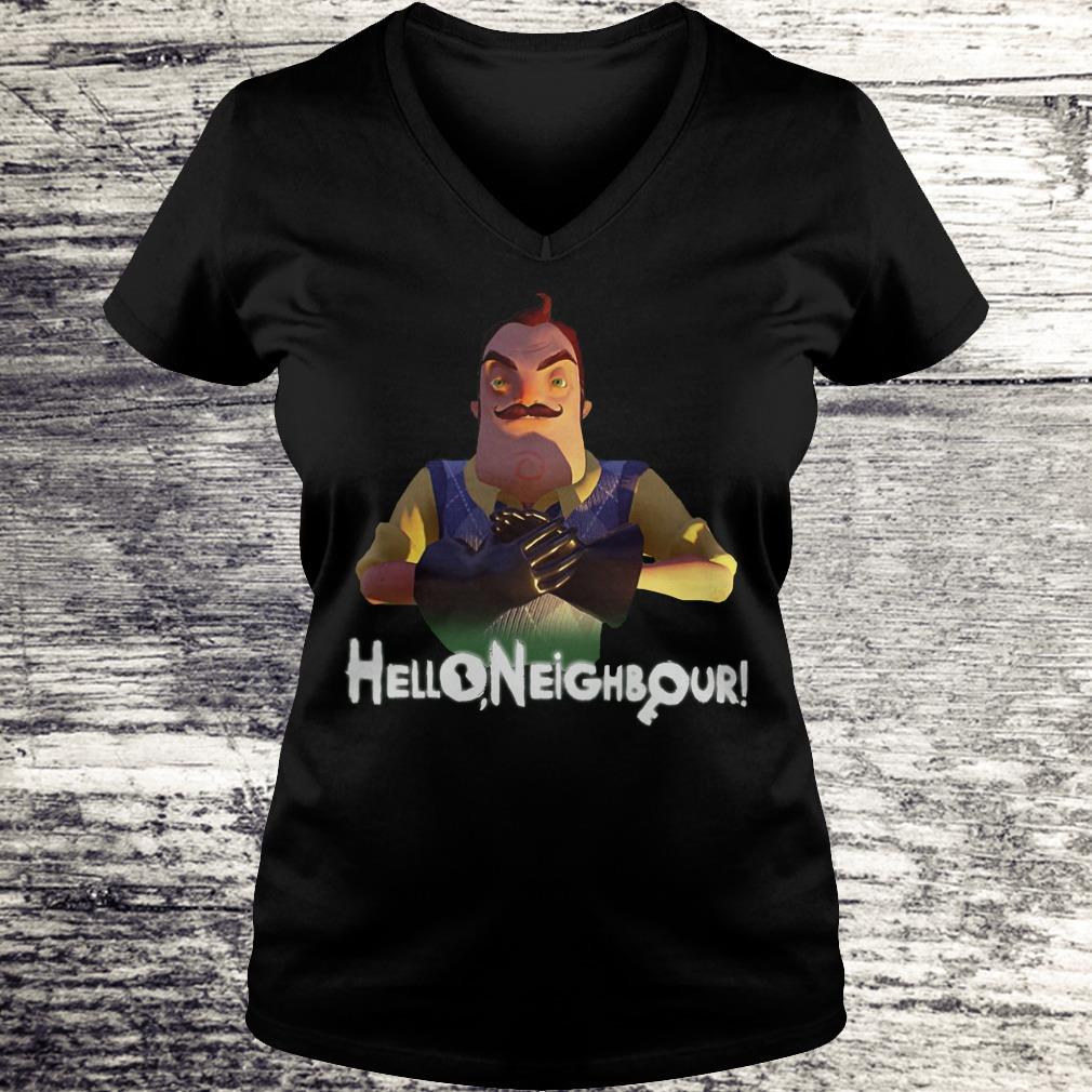 Hello Neighbor Menacing Gaming Greepy Shirt, hoodie, sweater ...