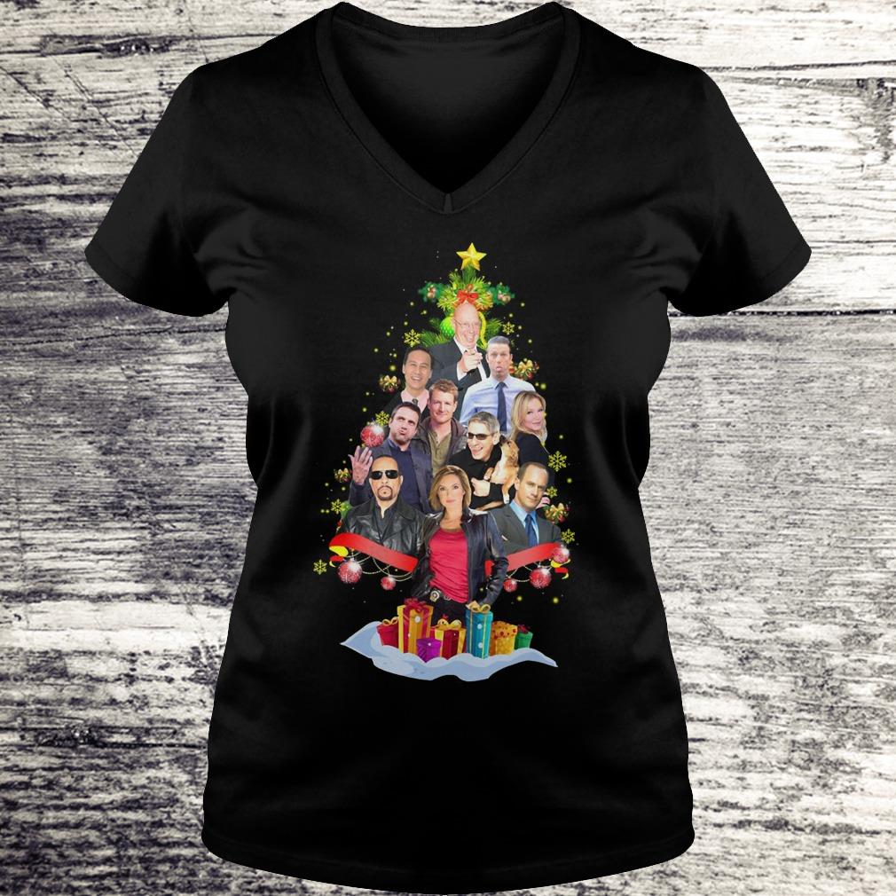 Awesome Law Order SVU Fans Christmas Tree shirt, hoodie, sweater ...