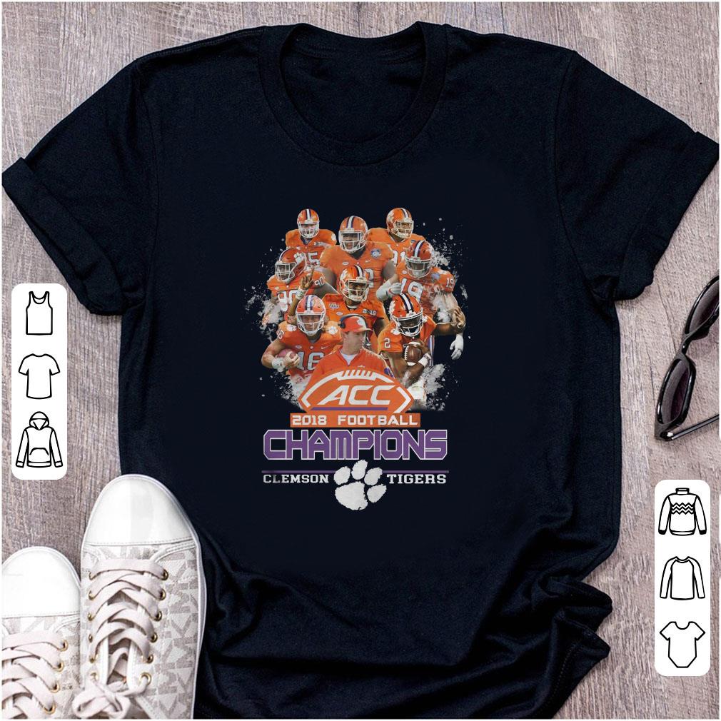 Premium Acc 2018 Football Champions Clemson Tigers shirt, hoodie ...