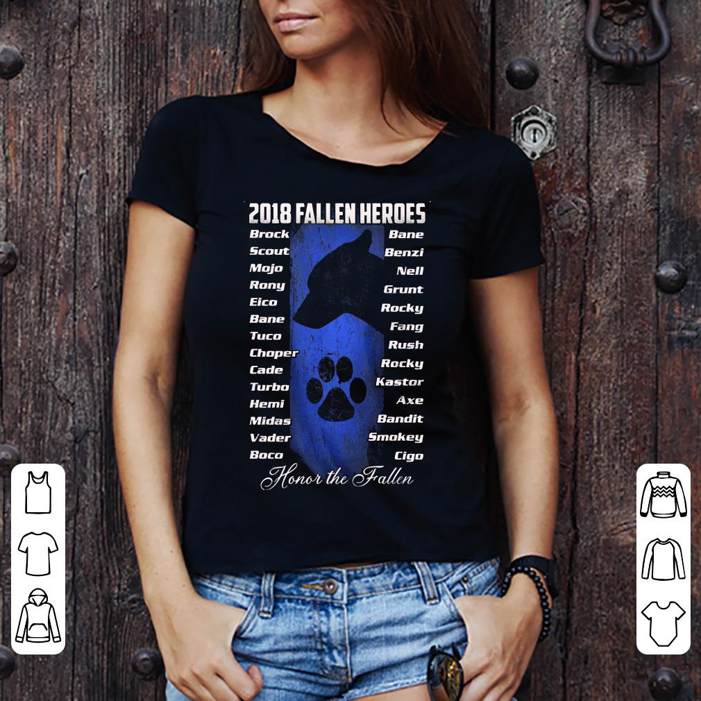 Original Honor the fallen 2018 Fallen Heroes shirt, hoodie, sweater ...