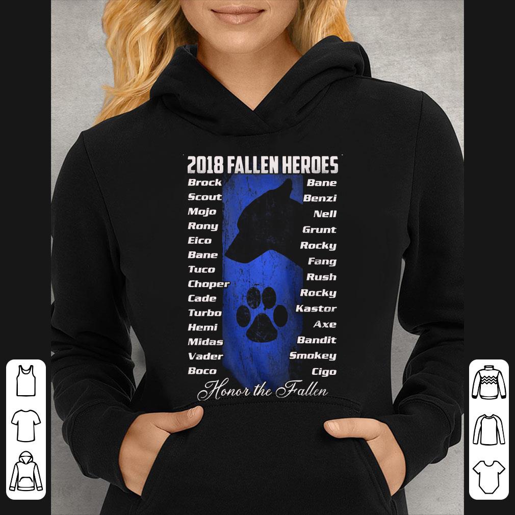 Original Honor the fallen 2018 Fallen Heroes shirt, hoodie, sweater ...