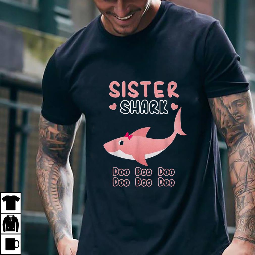Sister Shark Doo Doo Doo Matching Family Pajamas shirt, hoodie, sweater ...