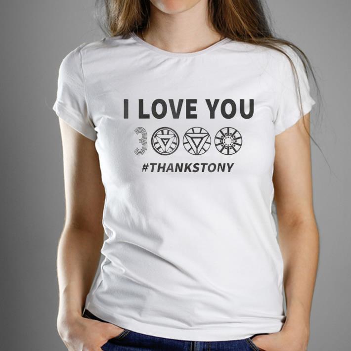 Awesome I Love You 3000 Arc Reaction Thanks Tony Shirt, hoodie, sweater ...