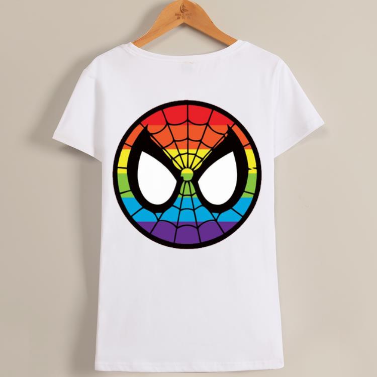 Official LGBT World Pride 2019 Rainbow Spider Man Mark shirt, hoodie ...