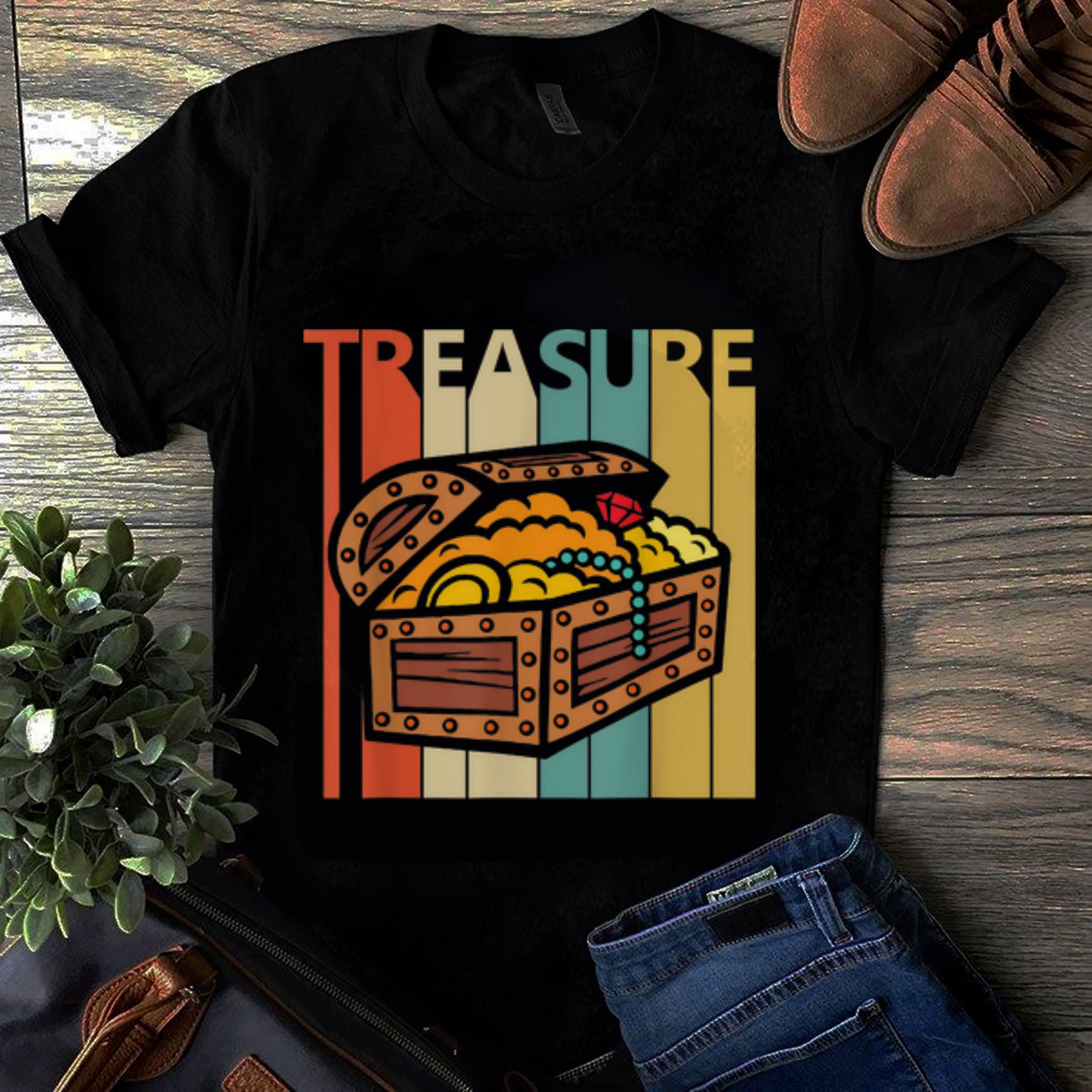 Awesome Vintage Treasure Chest Guy tee, hoodie, sweater, longsleeve t-shirt