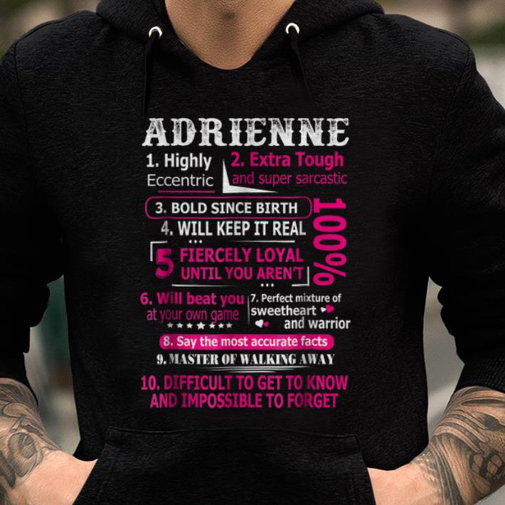 Best price Adrienne Highly Eccentric 10 Facts shirt, hoodie, sweater ...