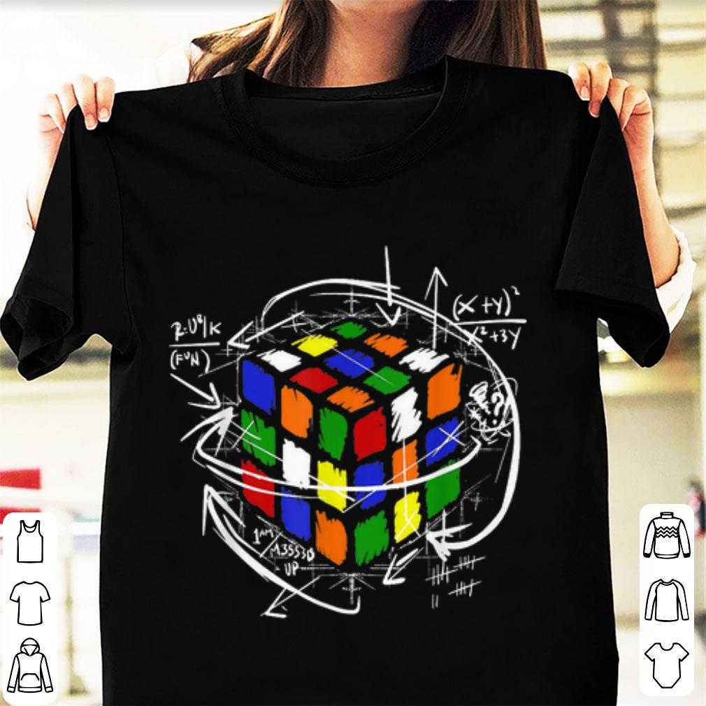 Premium Rubik Cube Formulas Math Science Lover Shirt Hoodie Sweater