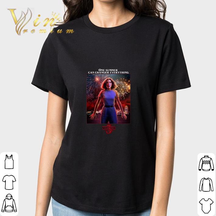 Eleven One Summer Can Change Everything Stranger Things 3 shirt, hoodie, sweater, longsleeve t-shirt