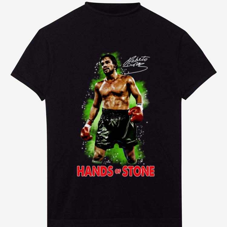 Top Roberto Duran Hand Of Stone Signature shirt, hoodie, sweater ...