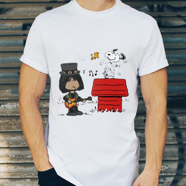 Funny The Peanuts Snoopy Woodstock and Slash shirt, hoodie, sweater ...