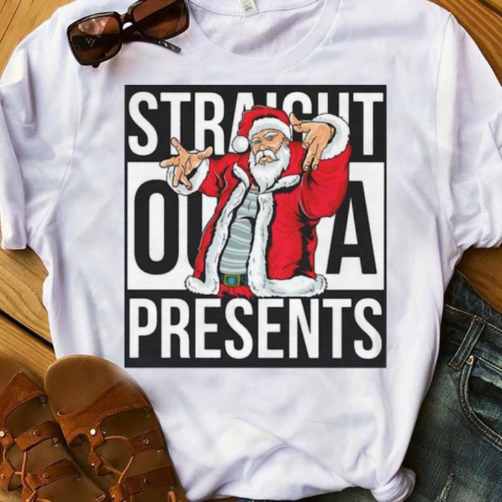 Pretty Santa Claus Straight Outta Presents shirt, hoodie, sweater ...