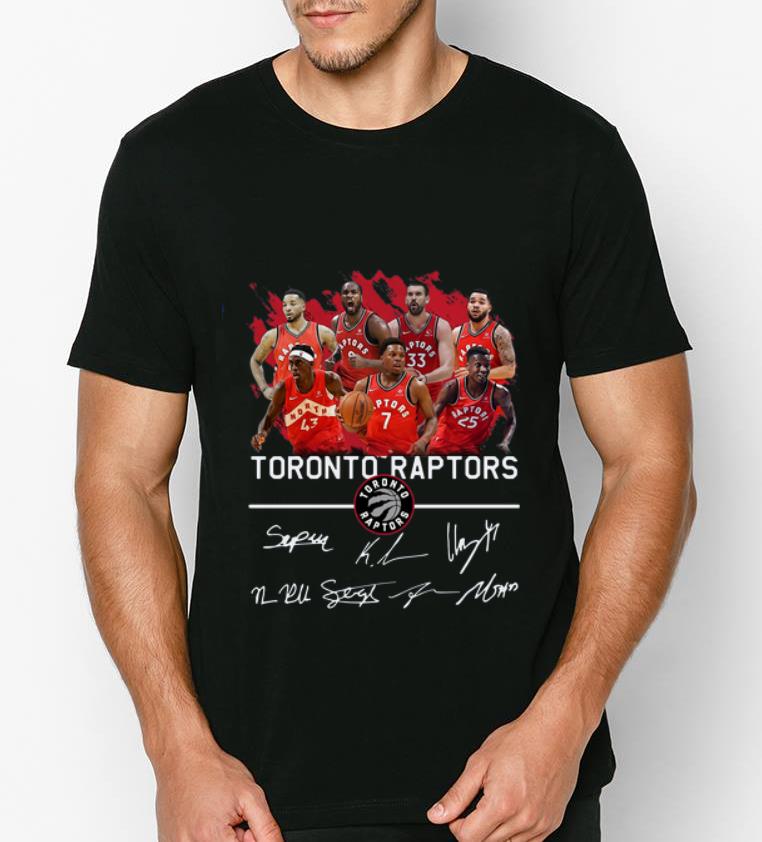 Awesome Toronto Raptors Players Signatures shirt, hoodie, sweater ...