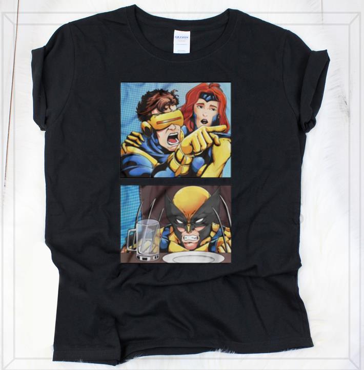 Pretty Cyclops Yelling At Wolverine Yelling Cat Meme Parody shirt ...