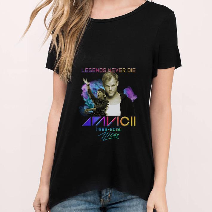 Pretty Legend Never Die Avicii 1989-2018 Signatures shirt, hoodie ...