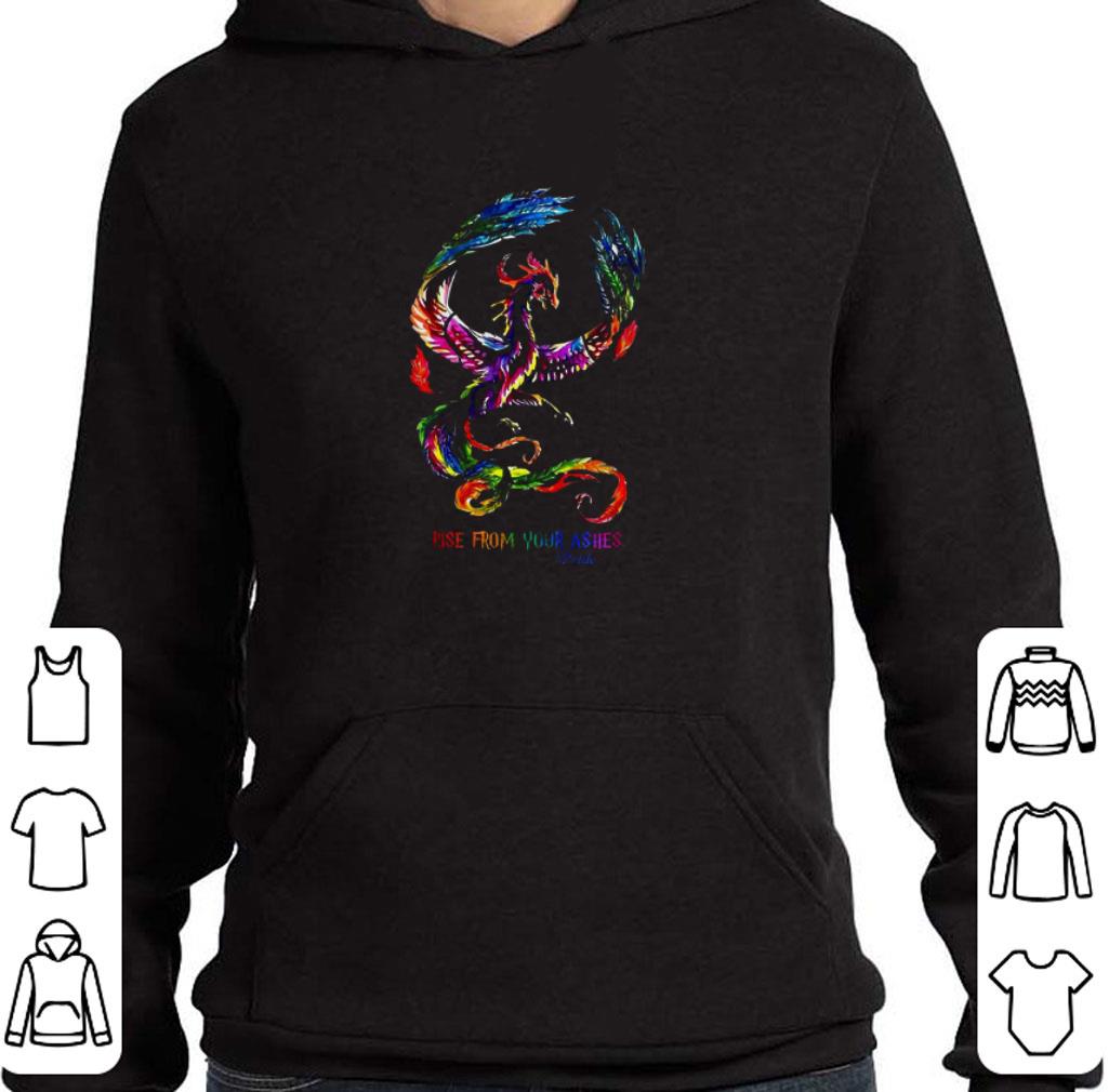 Awesome Phoenix LGBT rise from your ashes pride shirt, hoodie, sweater ...