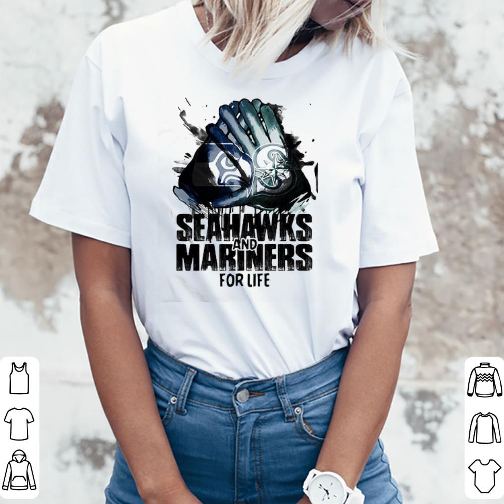 Premium Logo Seattle Seahawks And Seattle Mariners For Life shirt ...