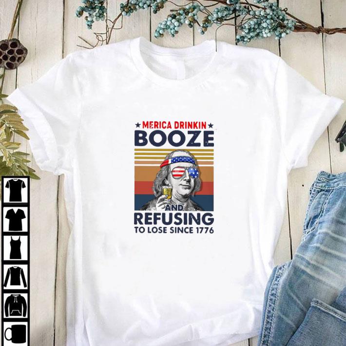 Pretty Benjamin Franklin Merica Drinkin Booze And Refusing To Lose ...