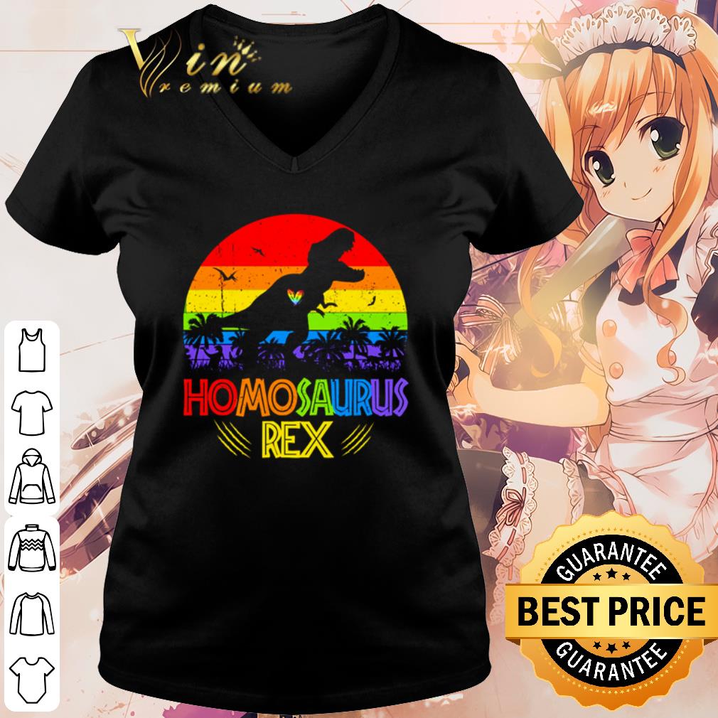 Best LGBT T-Rex Homosaurus Rex vintage shirt, hoodie, sweater ...