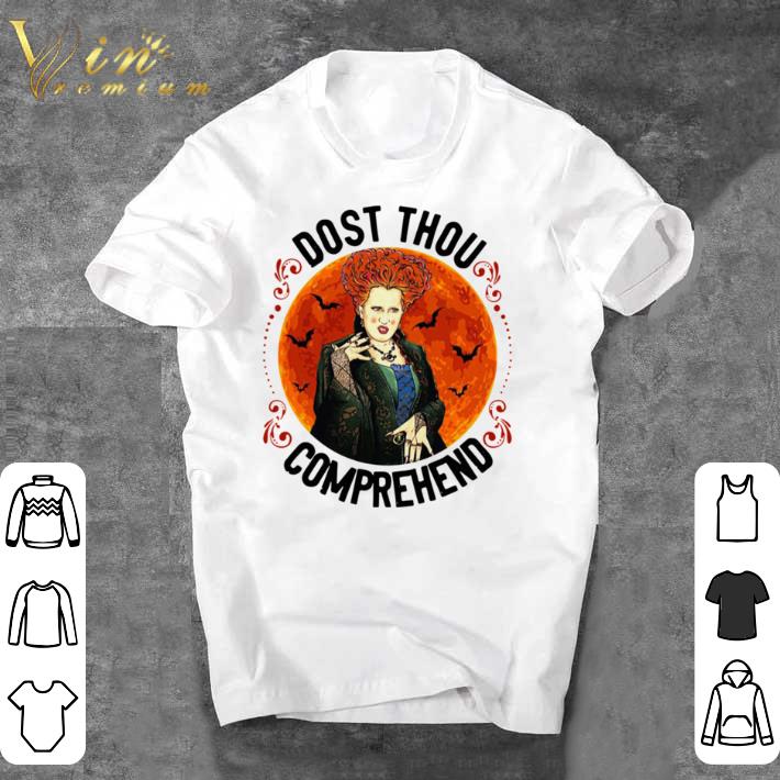 Original Dost Thou Comprehend Moon Halloween shirt, hoodie, sweater ...