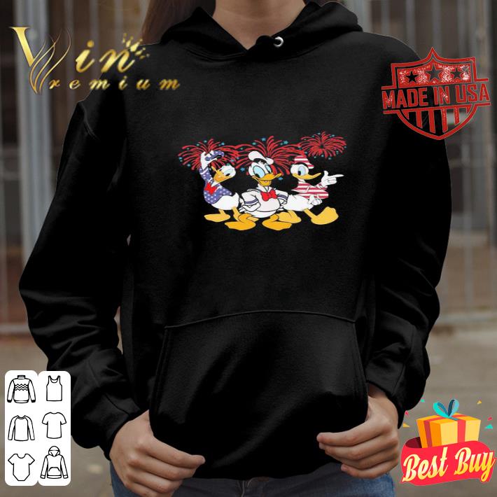 Firework Donald Duck American Flag Independence Day shirt, hoodie ...