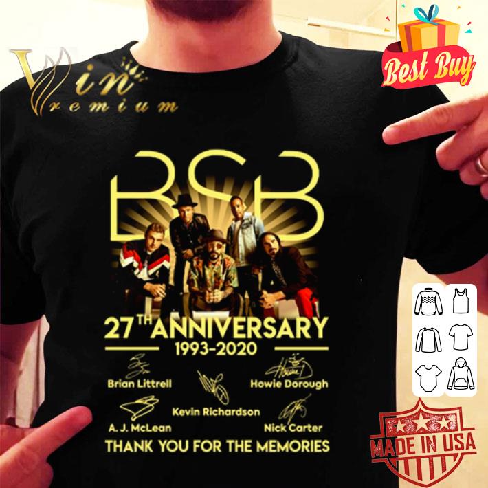 BSB 27th Anniversary 1993-2020 all members signatures shirt hoodie ...