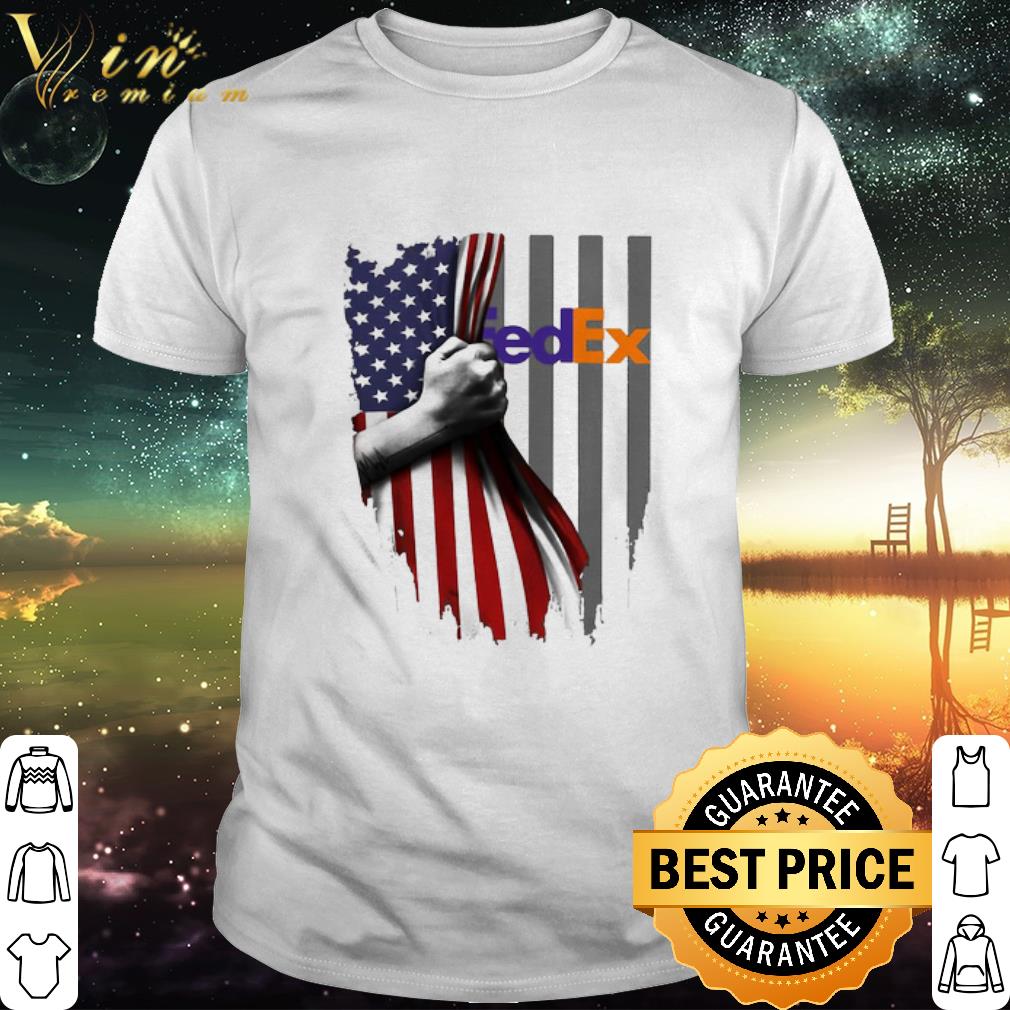 Original FedEx American Flag 4th Of July Independence Day shirt hoodie ...