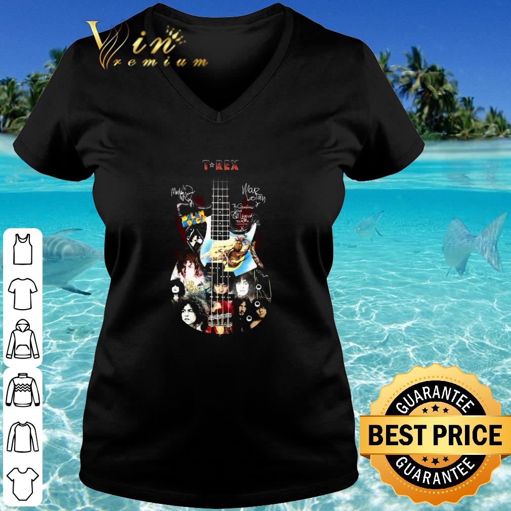 Official Guitar T-rex Band Members Signatures shirt hoodie, sweatshirt ...