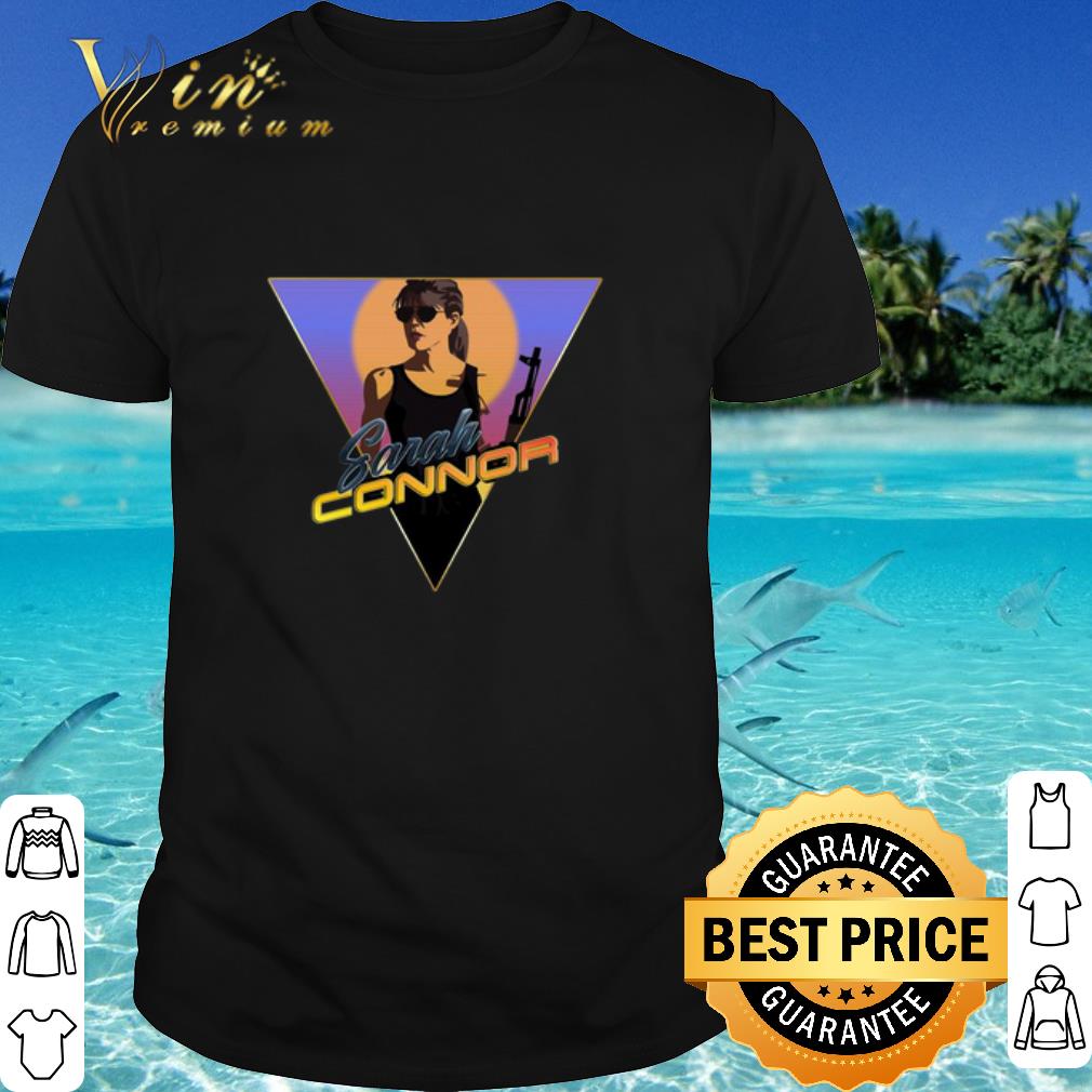 Official Sarah Connor Terminator Vaporwave Retro shirt hoodie ...