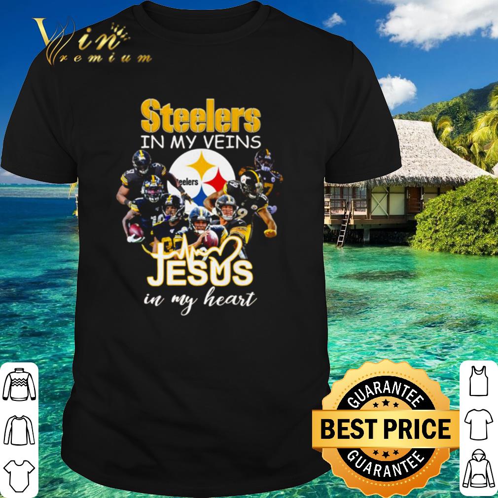 Premium Pittsburgh Steelers Football team in my veins Jesus im my heart ...