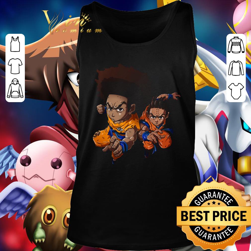The Boondocks characters Dragon Ball Z shirt hoodie, sweatshirt ...
