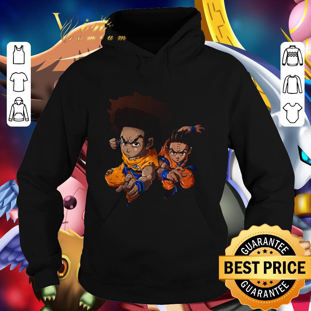 The Boondocks characters Dragon Ball Z shirt hoodie, sweatshirt ...